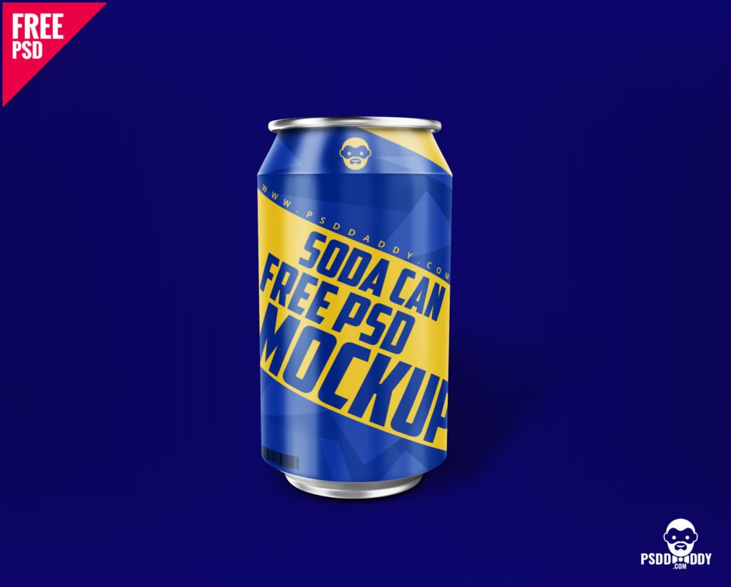 [Download] Soda Can Free PSD Mockup | PsdDaddy.com