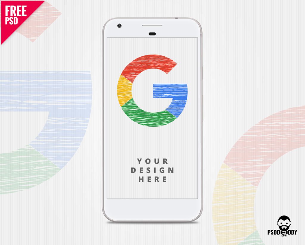 [Download] Google Smartphone Mockup Free PSD | PsdDaddy.com