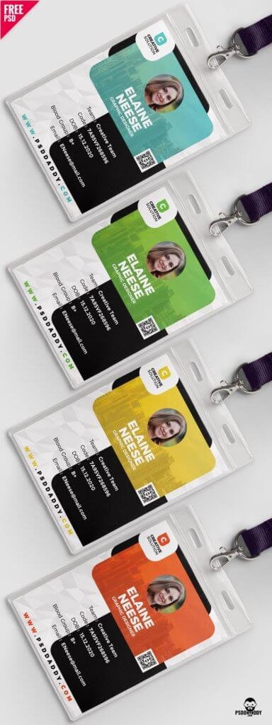 Creative Identity Card Design Free PSD Bundle | PsdDaddy.com