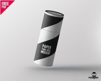 [Download] Paper Tube Box Mockup | PsdDaddy.com